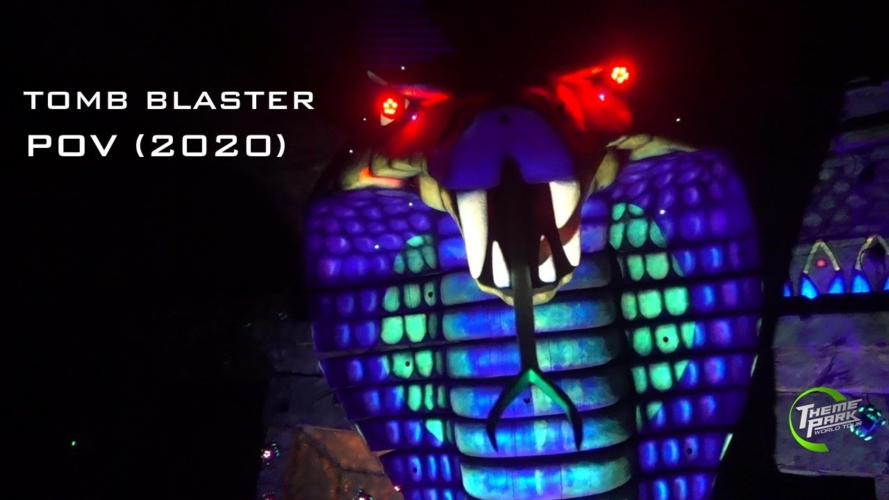 Tomb Blaster 2020 Low Light 4k POV | Chessington World Of Adventures ...