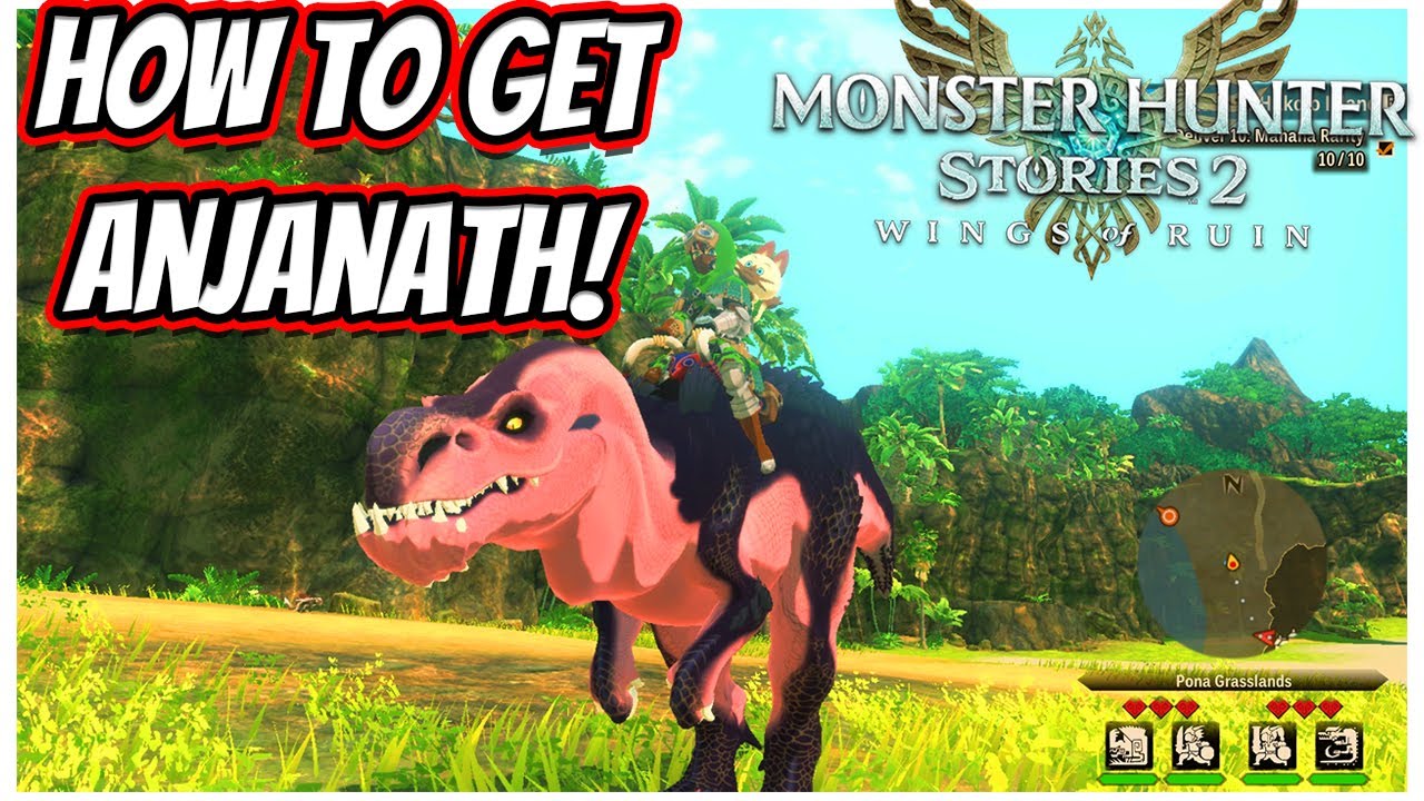 HOW TO GET ANJANATH IN THE DEMO OF MONSTER HUNTER STORIES 2!! - YouTube