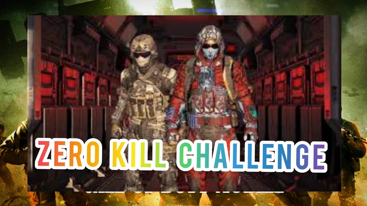 ZERO KILL CHALLENGE || CALL OF DUTY MOBILE - YouTube