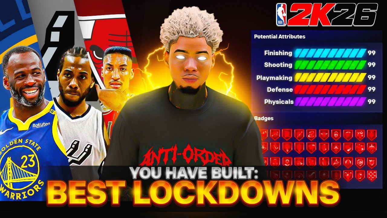 THE #1 BEST LOCKDOWN BUILDS IN NBA 2K26! BEST VERSATILE REBIRTH ...