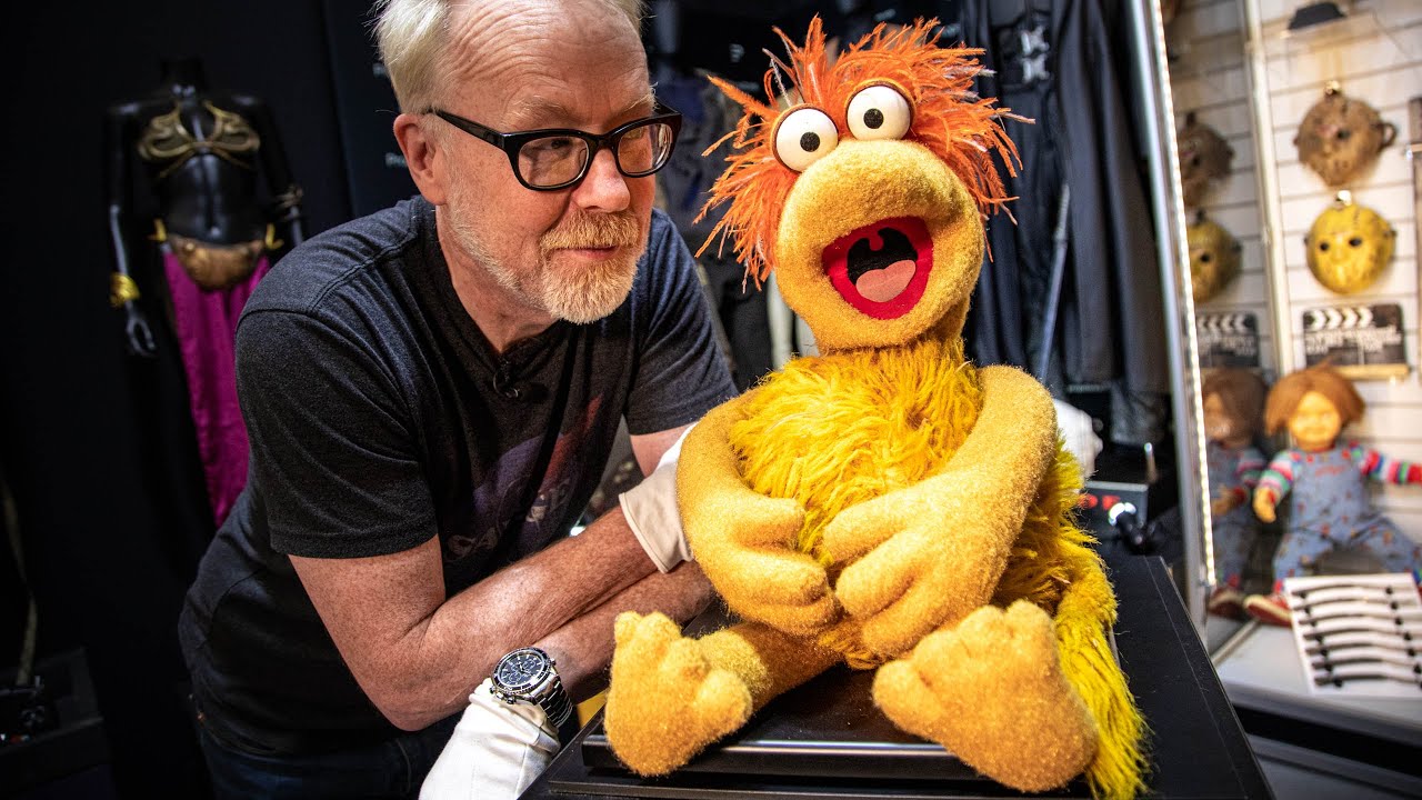 Adam Savage Meets a Real Fraggle Rock Puppet! - YouTube