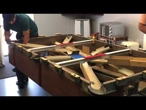 How to dismantle Pool table - YouTube
