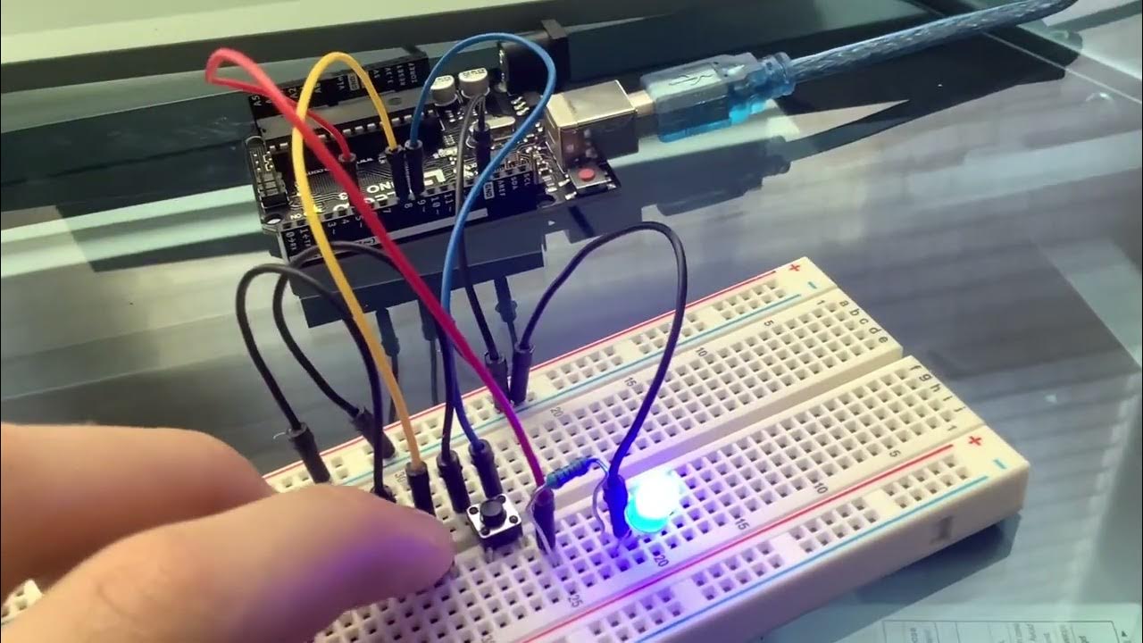 Elegoo Uno R3 Super Starter Kit Lesson 5 Digital Inputs Youtube