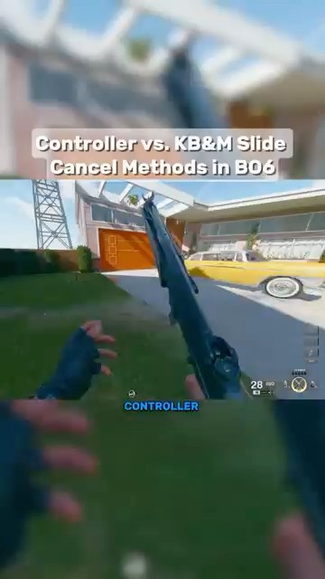 Controller vs. Keyboard & Mouse slide canceling in BO6 #blackops6 #bo6 ...