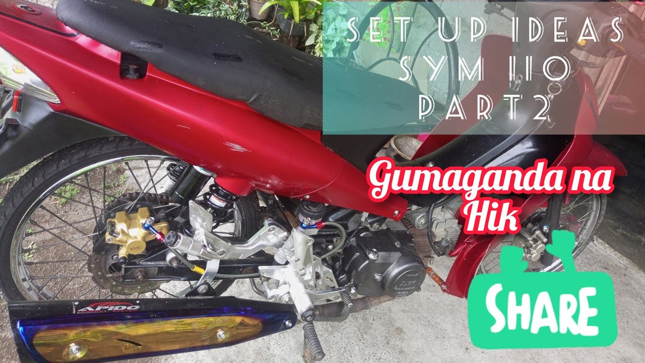 SYM BONUS 110. Set Up Update. PART 2/Hane TV Vlog. - YouTube