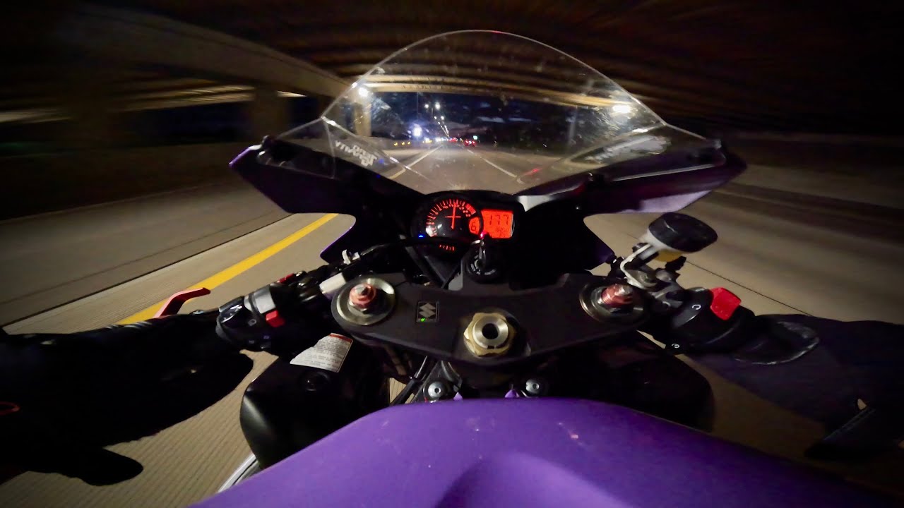 Chill Solo Night Ride GSXR 1000 - YouTube