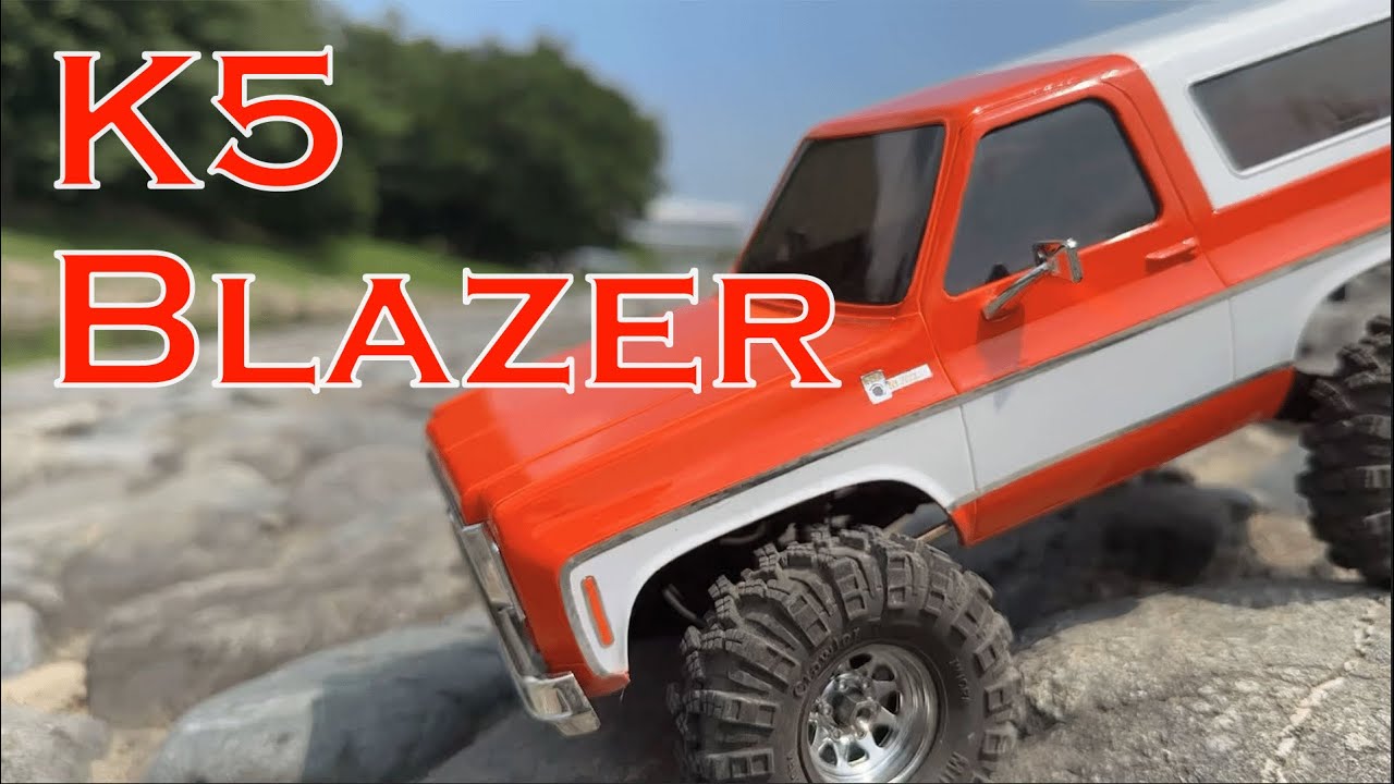 FMS K5 Blazer 走行動画 (FMS K5 Blazer trailing outdoor) - YouTube
