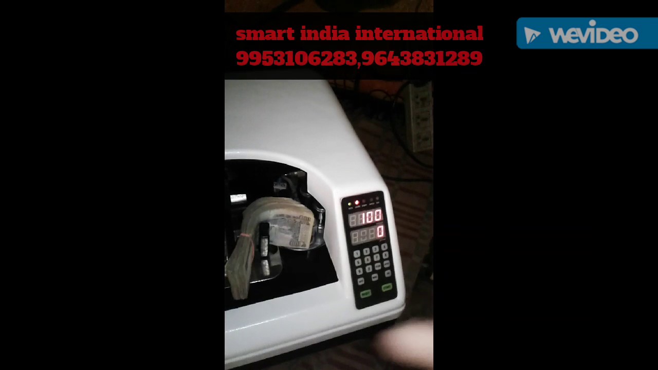 bundle note counting machine packet note counting machine - YouTube