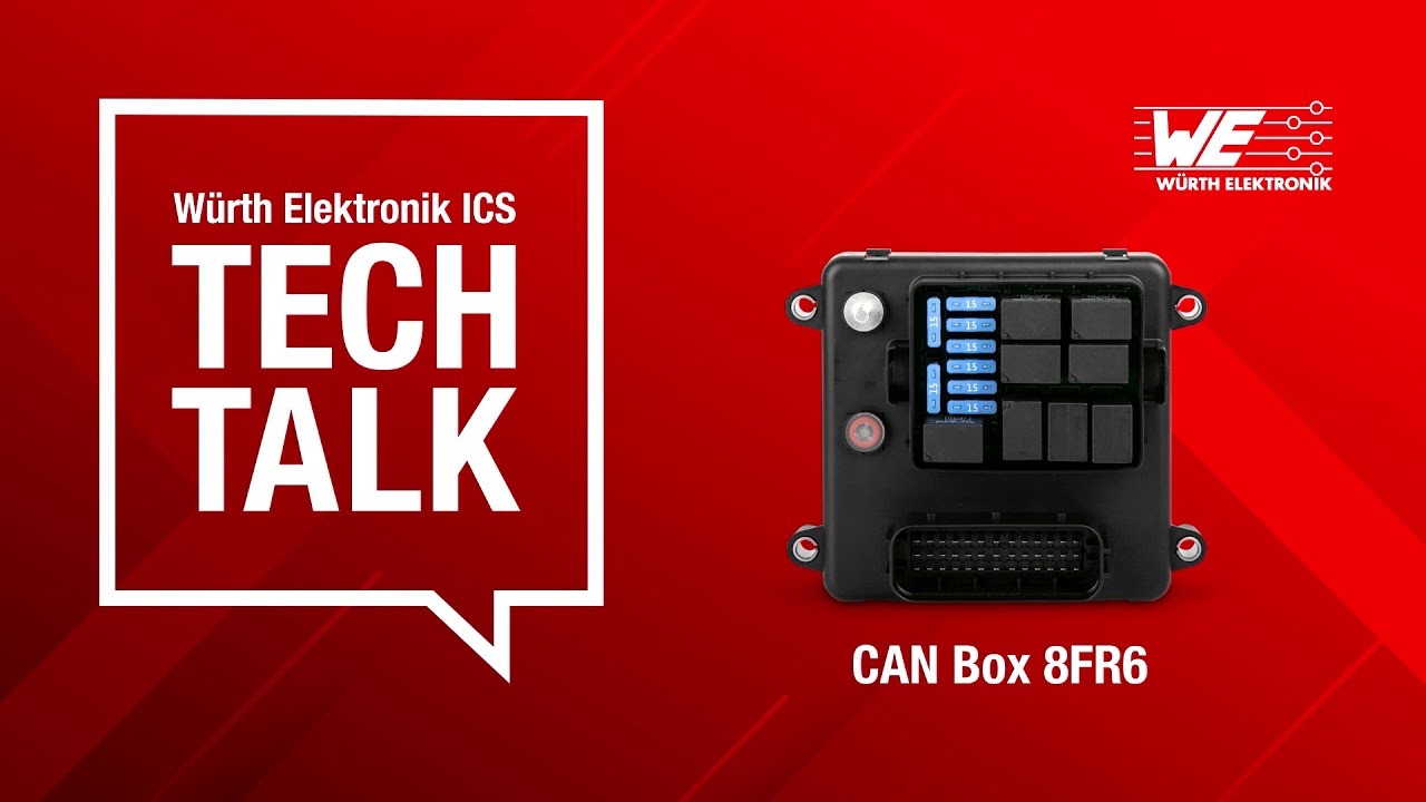 Würth Elektronik ICS Tech Talk - CAN Box 8FR6 - YouTube