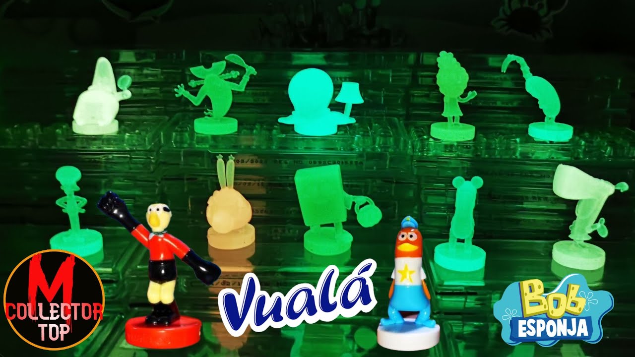 Abriendo 48 Vualá de Bob Esponja y salen las nuevas figuras a Color ...