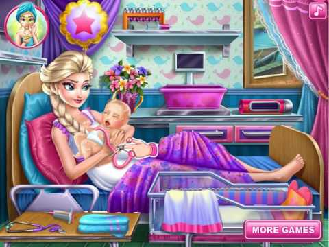 Weird Frozen Game: Elsa Birth Care