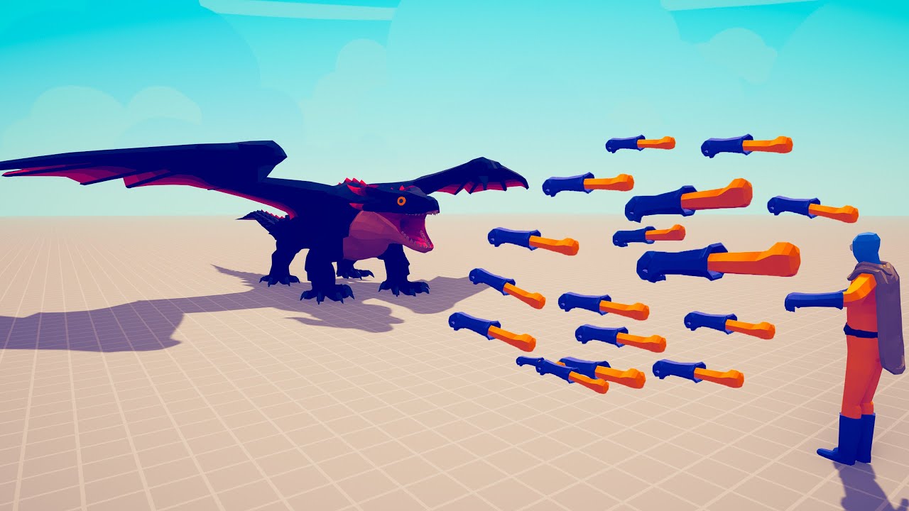 NEW DRAGON vs UNITS | TABS - Totally Accurate Battle Simulator - YouTube