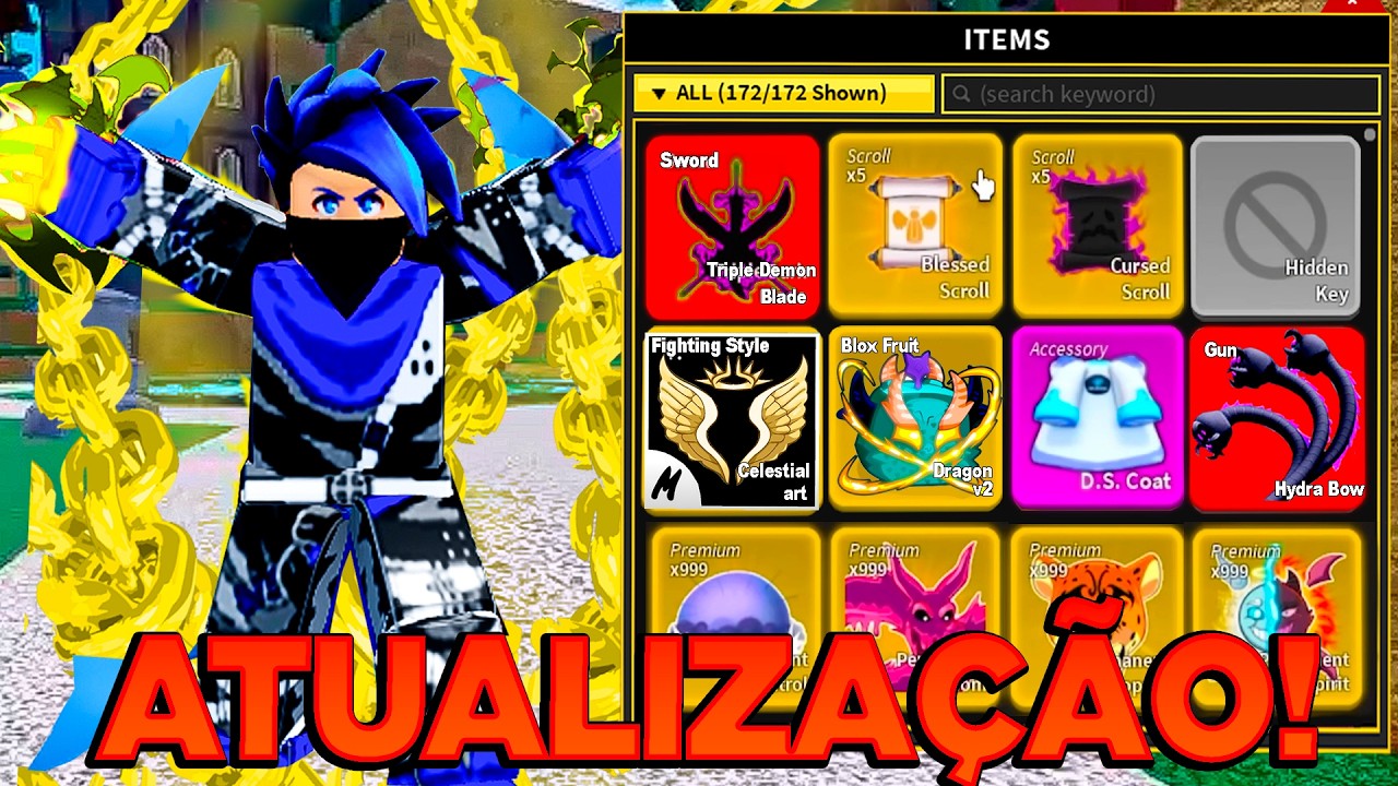 TUDO QUE VOCÊ PRECISA PARA A NOVA ATUALIZAÇÃO DO BLOX FRUITS! - YouTube