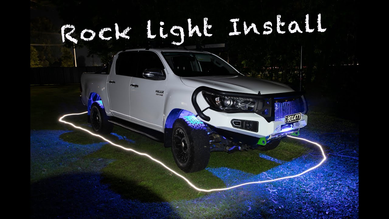 INSTALLING RGB ROCK LIGHTS! - YouTube