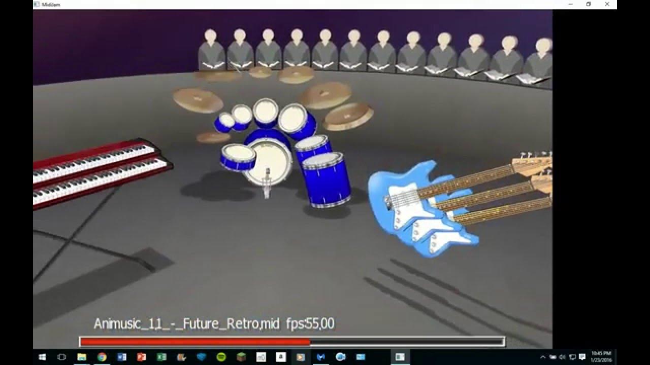 MidiJam - Animusic: Future Retro - YouTube