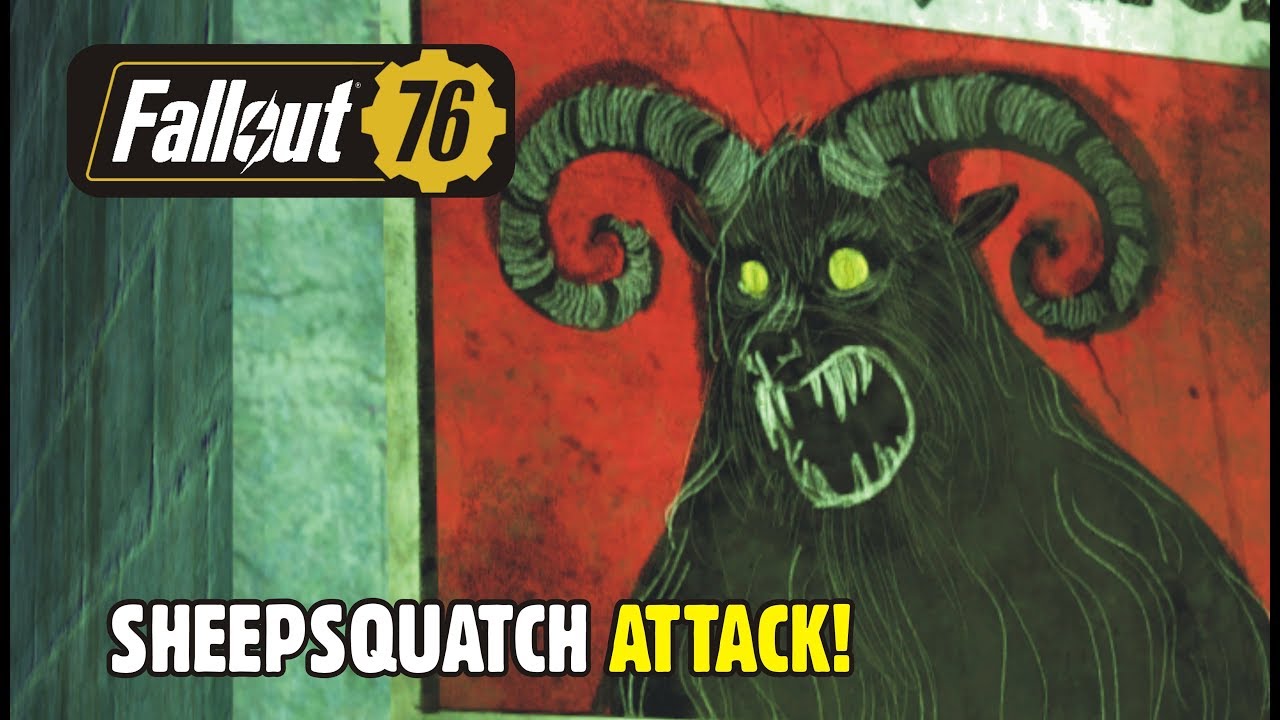FALLOUT 76: Sheepsquatch Attack! - YouTube