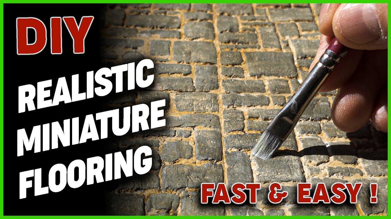 How to Make a Realistic Miniature Floor -Fast & Easy DIY Tutorial ...