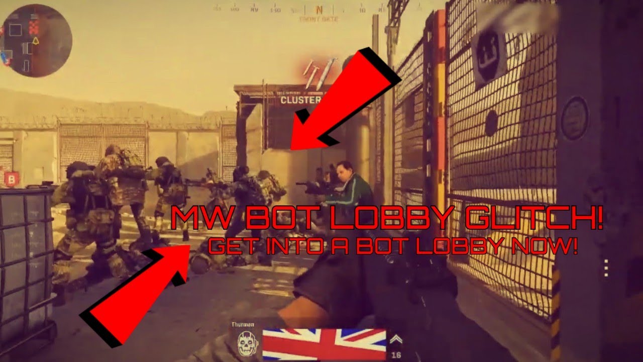 MW BOT LOBBY GLITCH! GET INTO A BOT LOBBY NOW! CALL OF DUTY GLITCHES! COD GLITCHES! - YouTube