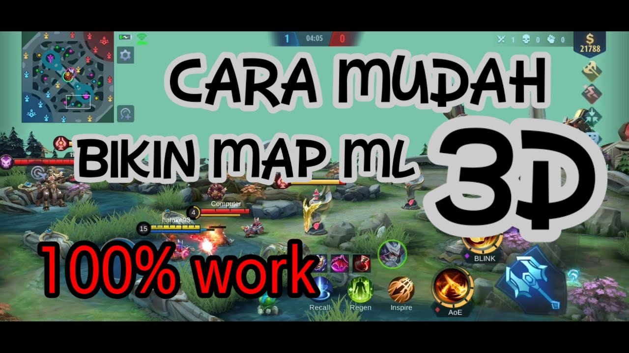 Cara bikin map mobile legends jadi 3D di hp android - YouTube