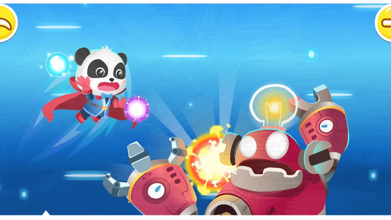 BabyBus Game Anak | Superhero Kiki & Miumiu | Ayo kalahkan monster ...