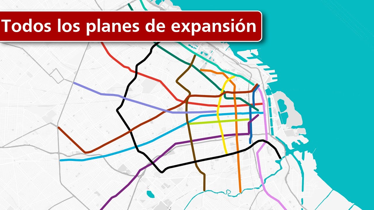 La EVOLUCIÓN De Los PLANES De EXTENSIÓN Del SUBTE De BUENOS AIRES - YouTube