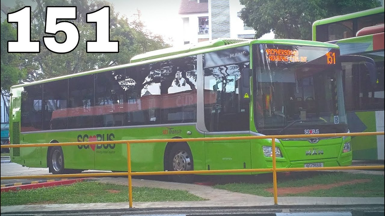 SG1759B 151 - SBS TRANSIT MAN A22 EURO 6 - YouTube