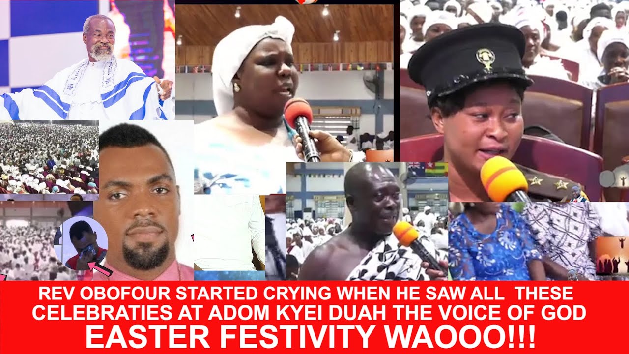 Rev Obofour started crying when he saw all these Celebrities at Adom ...