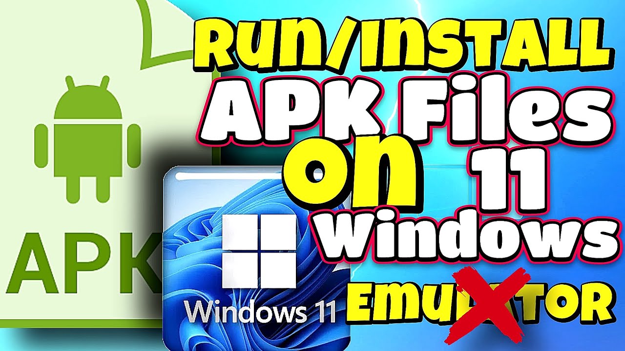Run/Install APK Files on Windows 11 PC [without Emulator] 2024 - YouTube