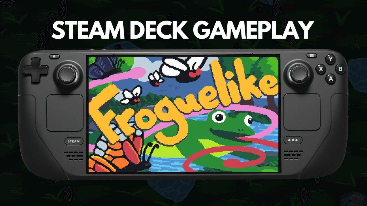 FROGUELIKE on Steam Deck | Vampire Survivors with frogs - YouTube