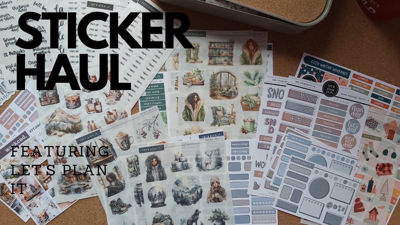 STICKER HAUL - YouTube