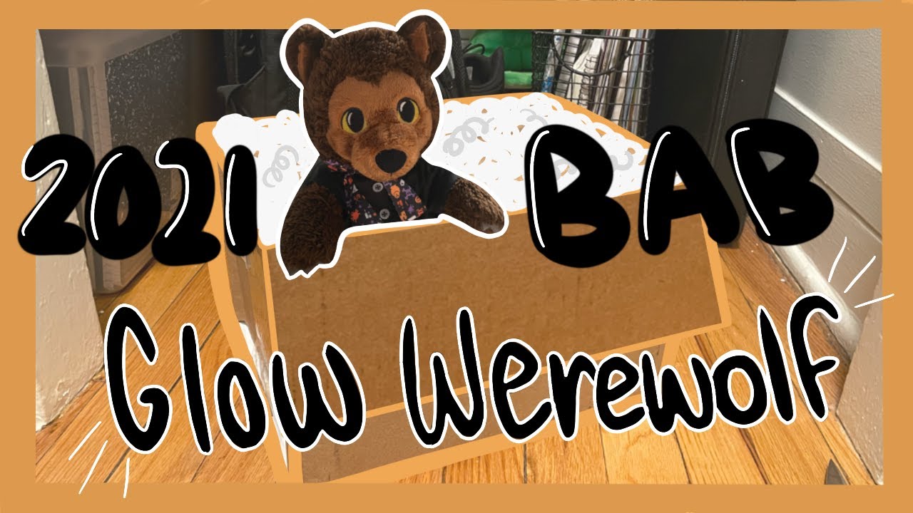 Build-A-Bear 2021 Glow Werewolf UnBoxing - Meet Boofus! - YouTube
