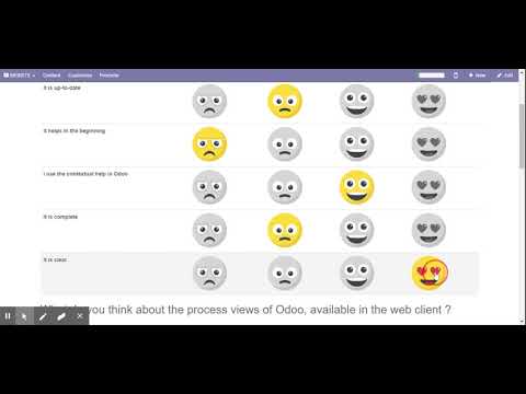 Survey Question Matrix Smiley Faces Rating - YouTube