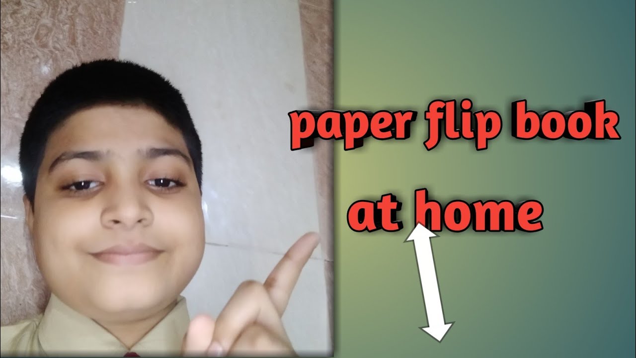 easy paper flip book - YouTube