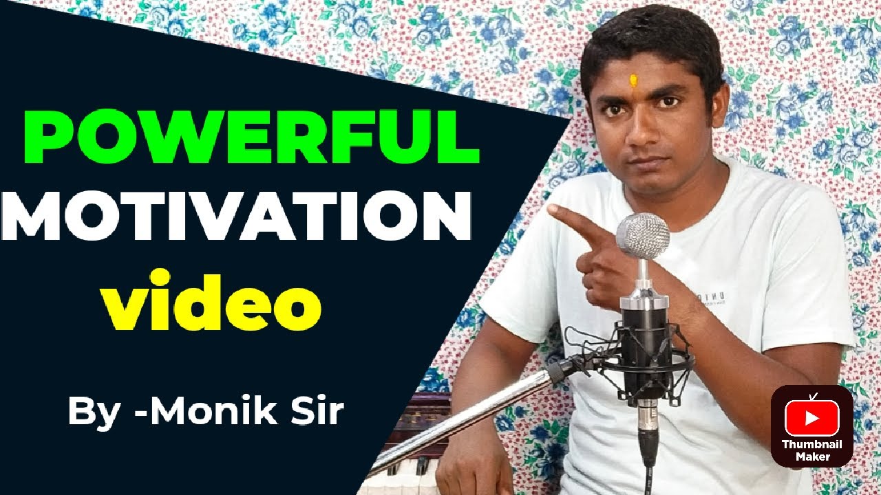 Life changing #powerful_motivation_video // monik Sir - YouTube