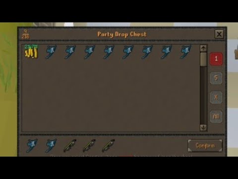 2147M and rare stuff in chest party room - YouTube