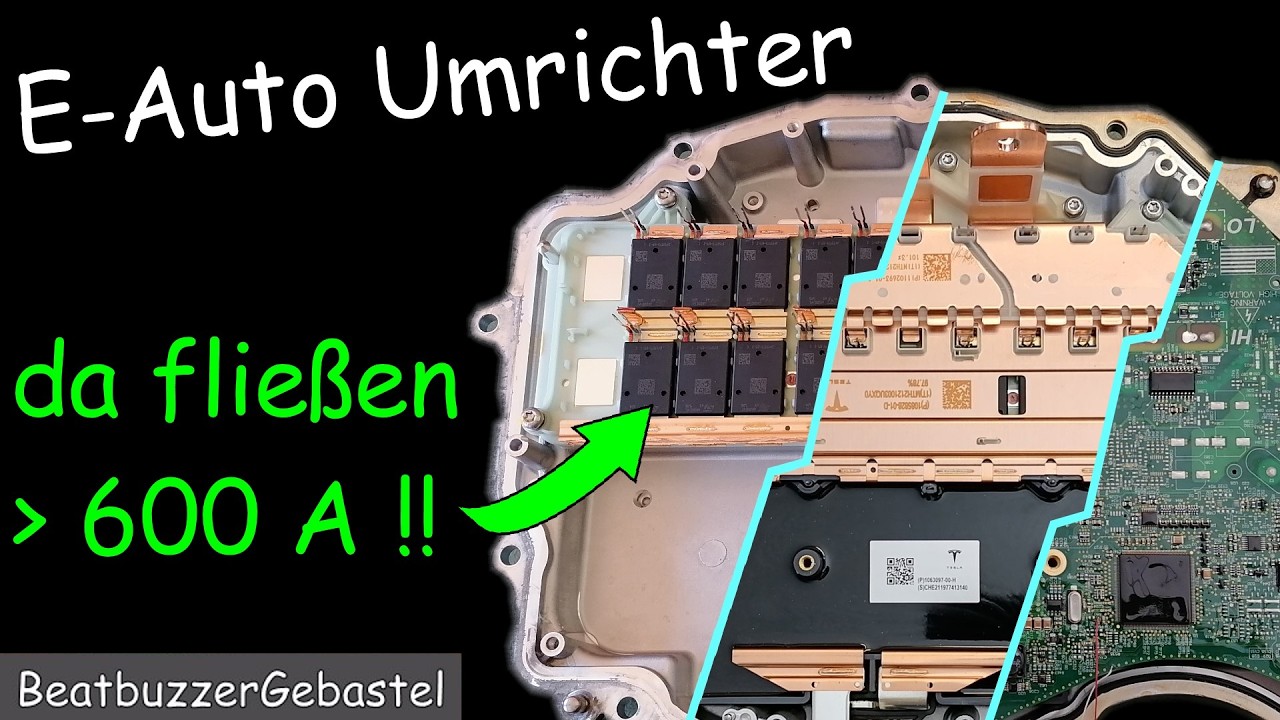 Tesla Drive Inverter zerlegt - Leistungsteil 2 - YouTube
