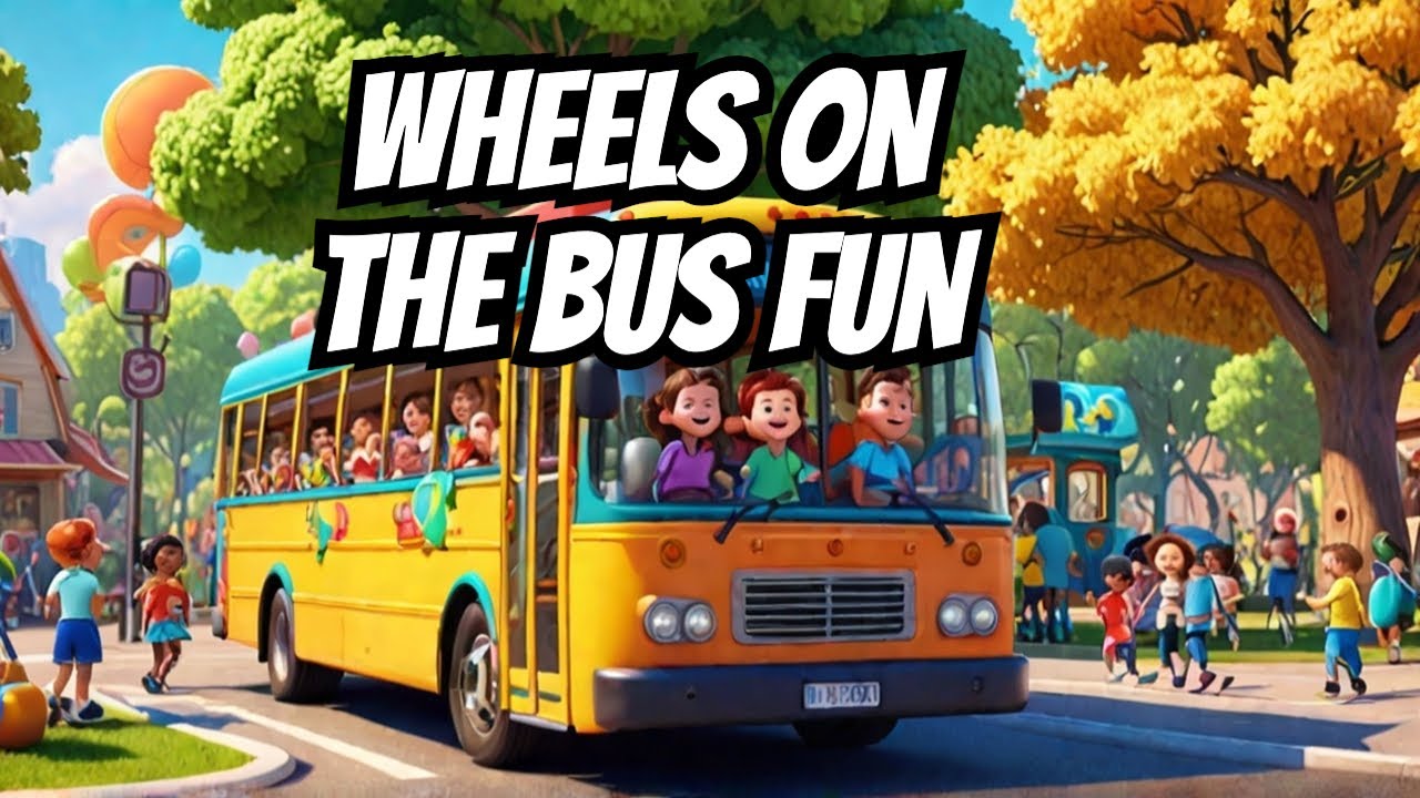 New Wheels On The Bus Playground Nursery Rhymes & Kids Songss ...