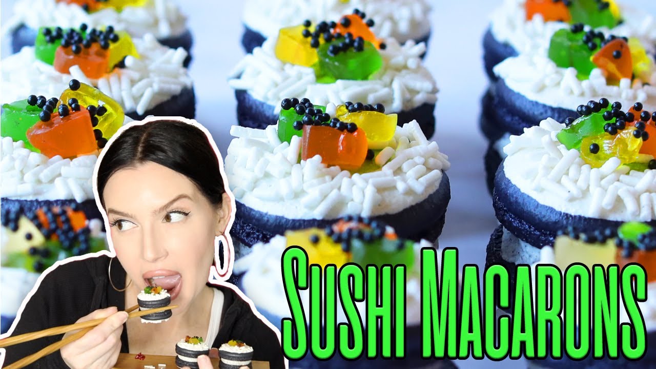 [HD] Sushi Roll Macarons - MACARONOMICS - YouTube