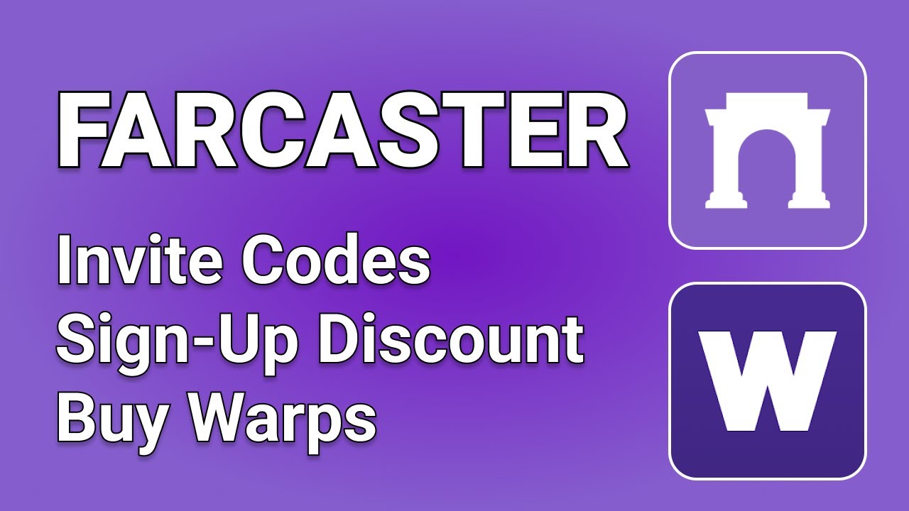 How to Get Farcaster Invite Code and How to Buy Warps - YouTube