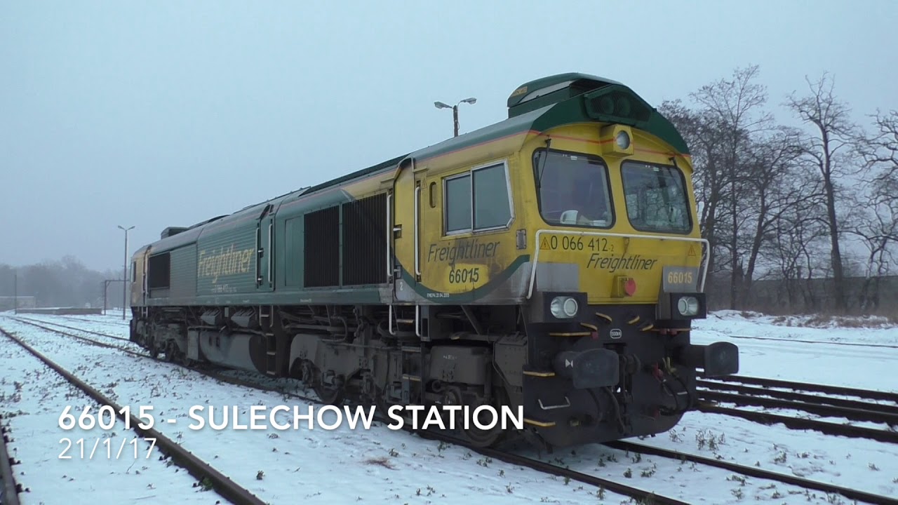 (HD) Freightliner Poland 66604, 66015 & 66002 - January 2017. - YouTube