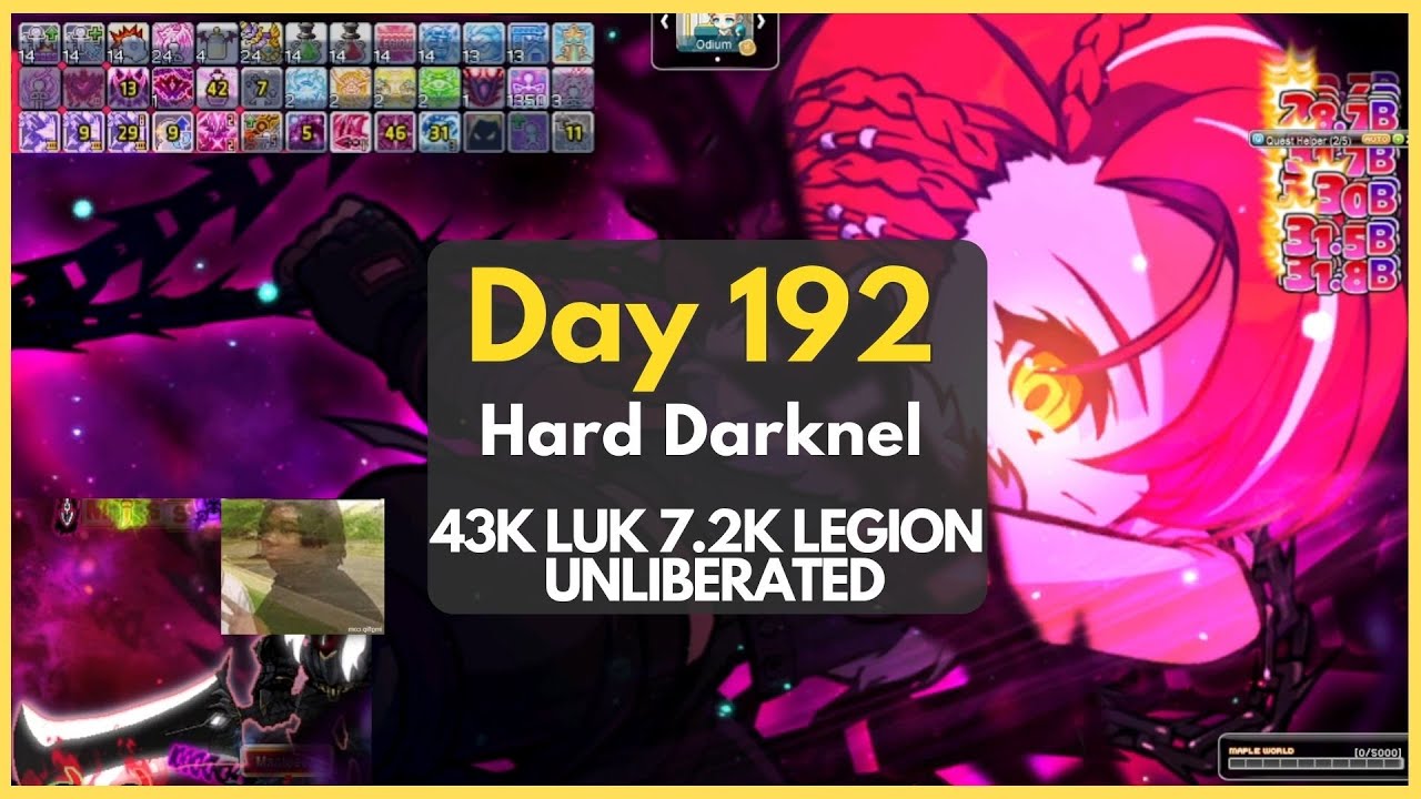 Maplestory (Reboot Kronos) - Cadena Solo Hard Darknell - YouTube