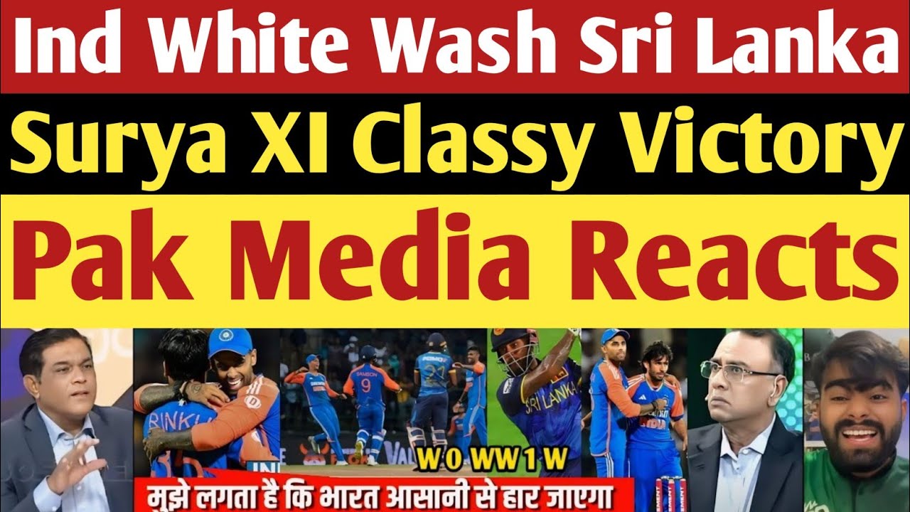 Rashid Lateef & Basit Ali Shocked India's Historic Win vs SL | IND VS ...