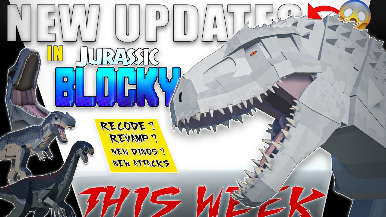Jurassic Blocky! This week updates | New Attacks and Animations ...