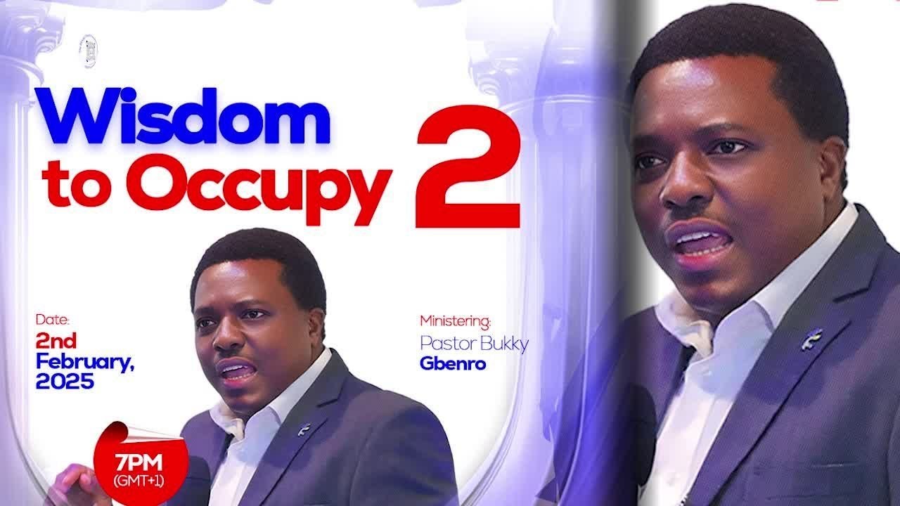 TACEF Sunday Online Fellowship_ Wisdom to Occupy Series 2 By Pastor ...