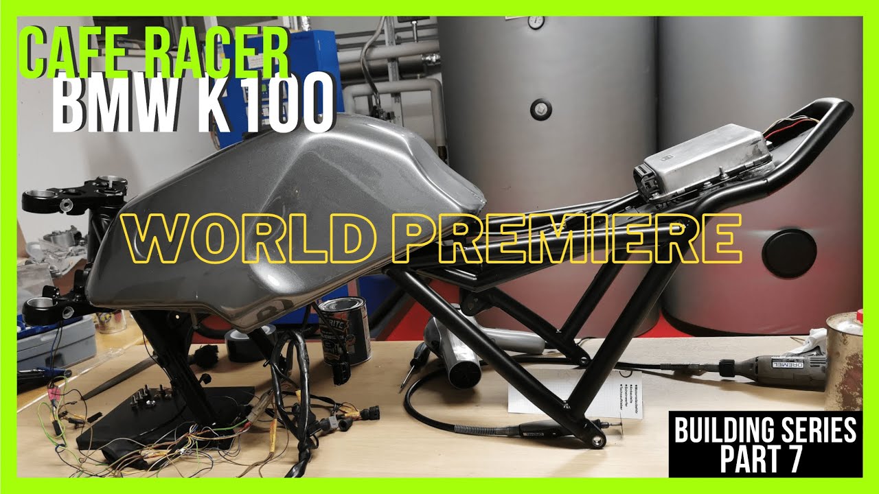 Ep. 7: Building a unique frame-design (1st in the world) [BMW K100 cafe ...