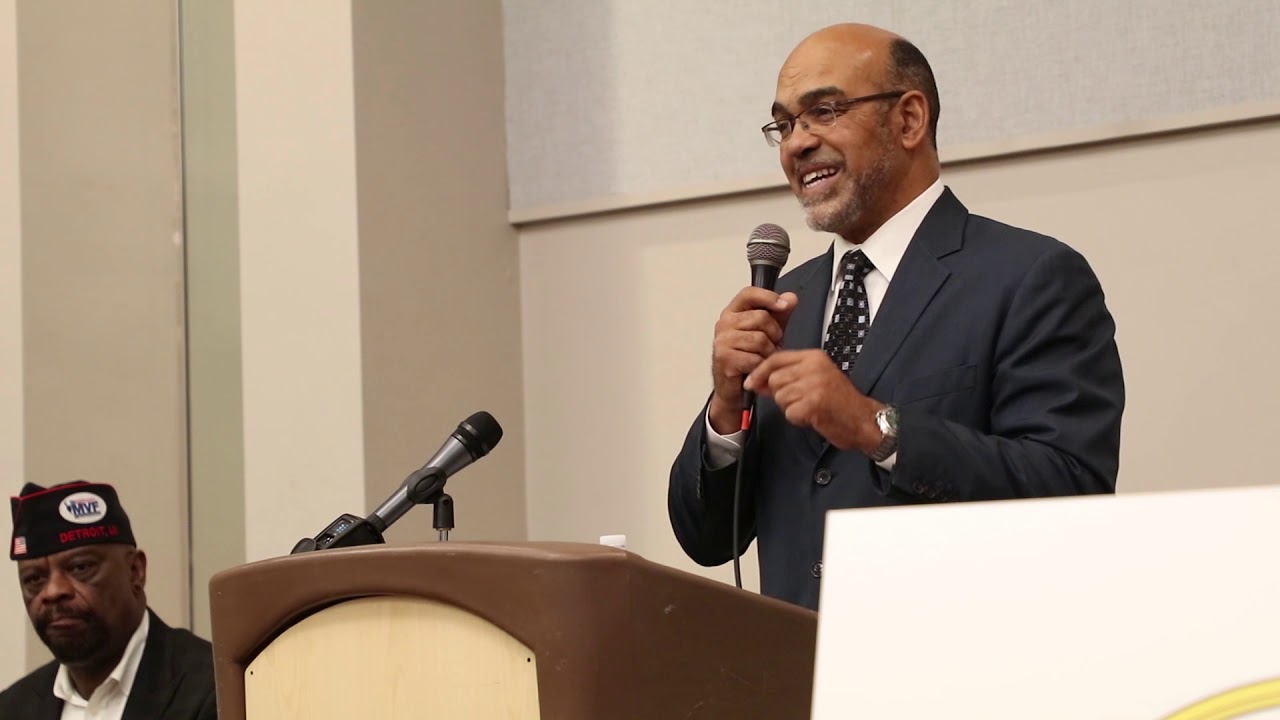 Treasurer Sabree speaks at the Veterans Resource Fair - YouTube