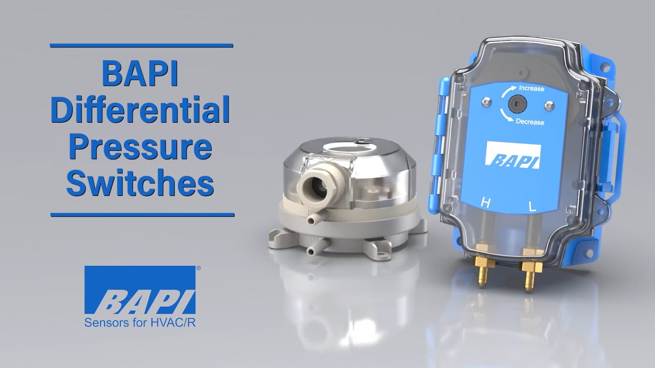 BAPI Pressure Switches - YouTube