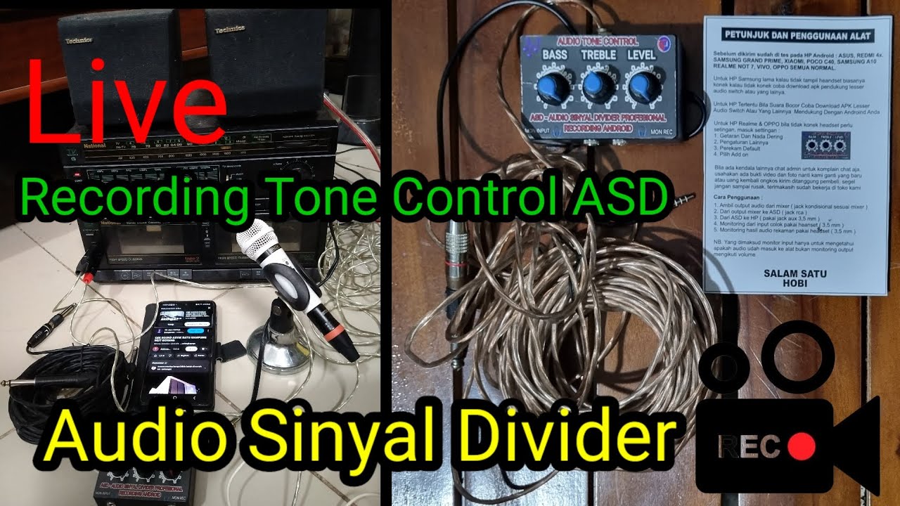 Merekam Audio Menggunakan Recording Tone Control ASD - Audio Sinyal ...