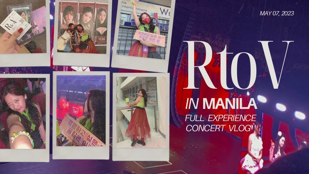 RtoV in Manila 2023 | Full Experience Concert Vlog - YouTube