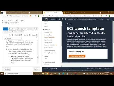 AWS Academy Cloud Architecting - Challenge Lab 9: Creating a Scalable and Highly Available Env ...